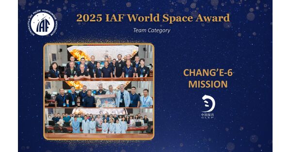 2025 IAF World Space Award Winner (for Team)